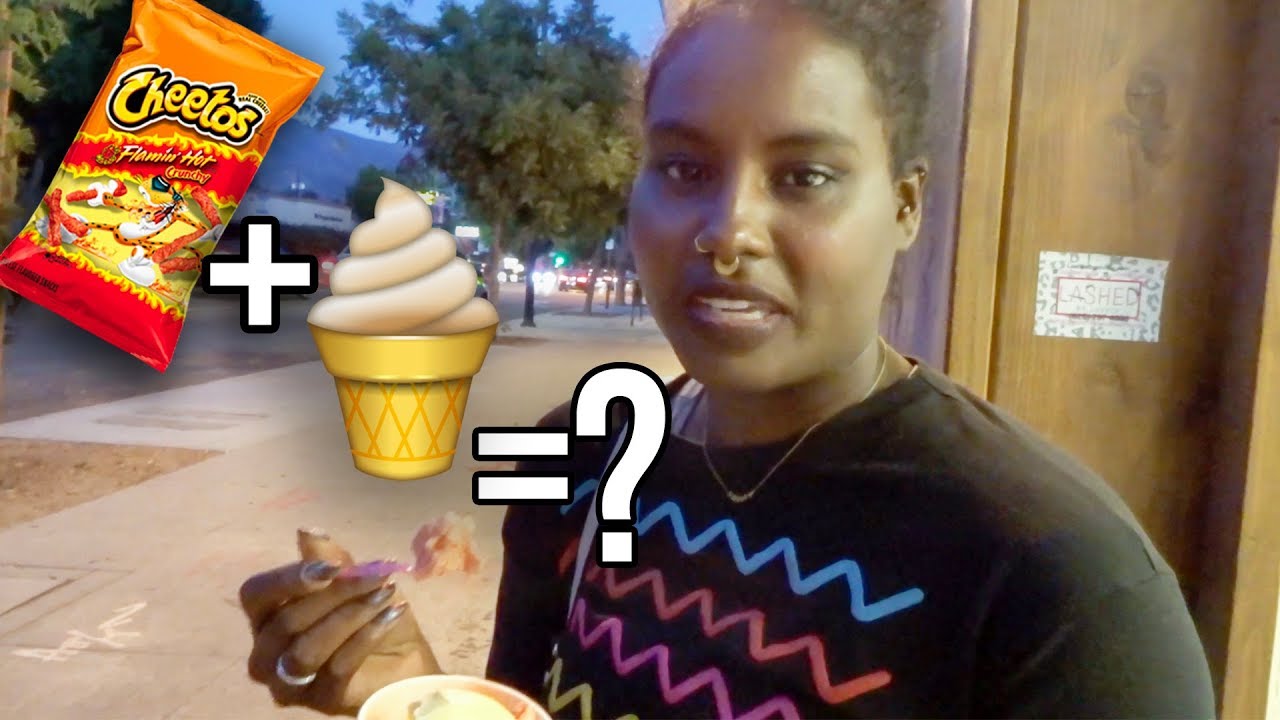 WHY IS CHEETO ICE CREAM A THING?! - Taste Test // Monica Vlogs ...