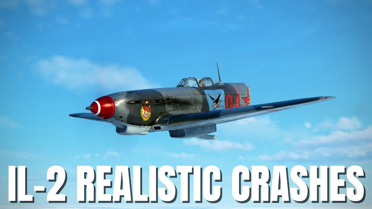 Realistic Crashes, Rough Landings & More! V210 | IL-2 Sturmovik Flight ...