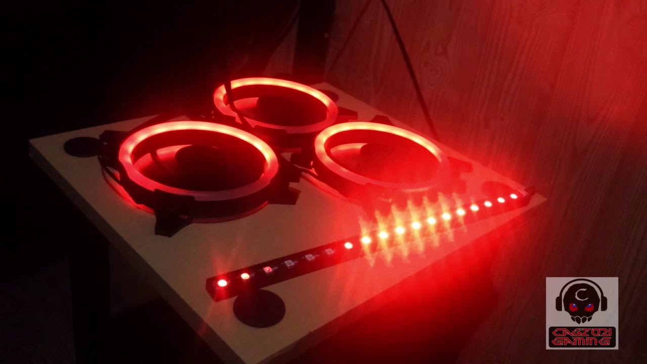 Tecware Orbis Spectrum RGB Fans and LED Strip (Quick Preview and ...