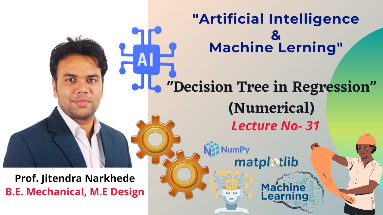 Unit-III Lecture 31- Decision Tree in Regression (Numerical). - YouTube
