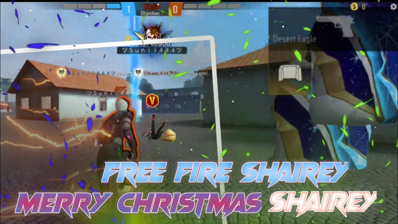 free fire || short video || shairey christmas🌲 background sound ||# ...