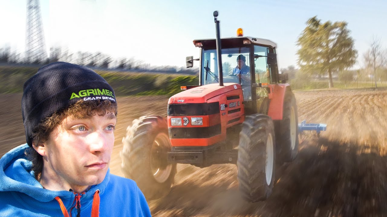 PREPARAZIONE TERRENO 2022 | Drone + Cab View sul Trattore Same Antares 110 - YouTube