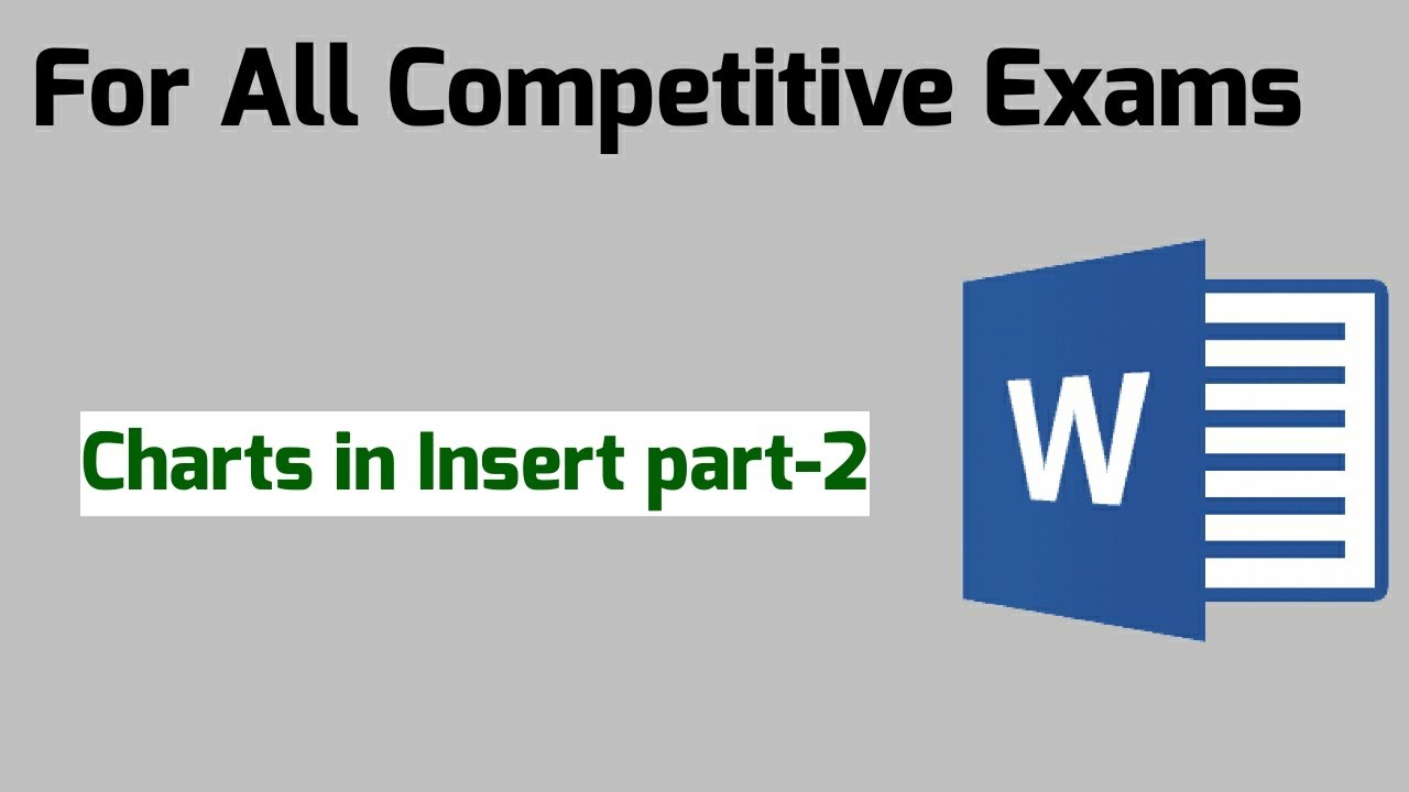 Microsoft Word Practice part-2 ( Charts in insert) - YouTube
