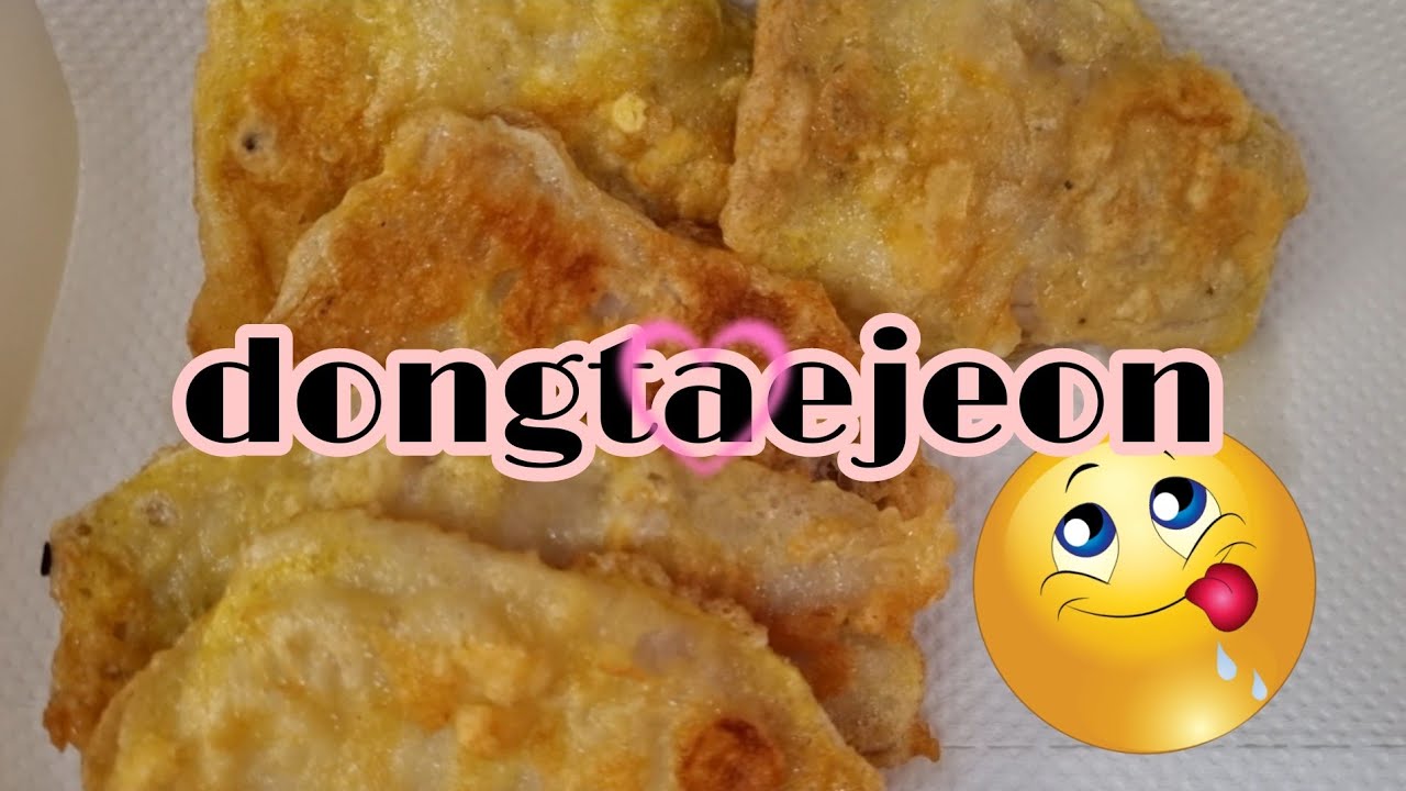How to make dongtaejeon easy and simple recipe - YouTube
