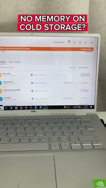 HOW TO MANAGE MEMORY ON LEDGER NANO CRYPTO WALLET - YouTube