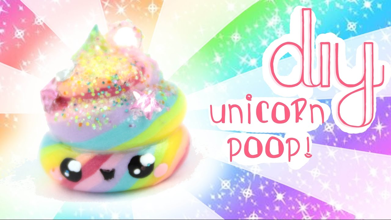 DIY Kawaii UNICORN POOP Charm!-♡ | Kawaii Friday - YouTube