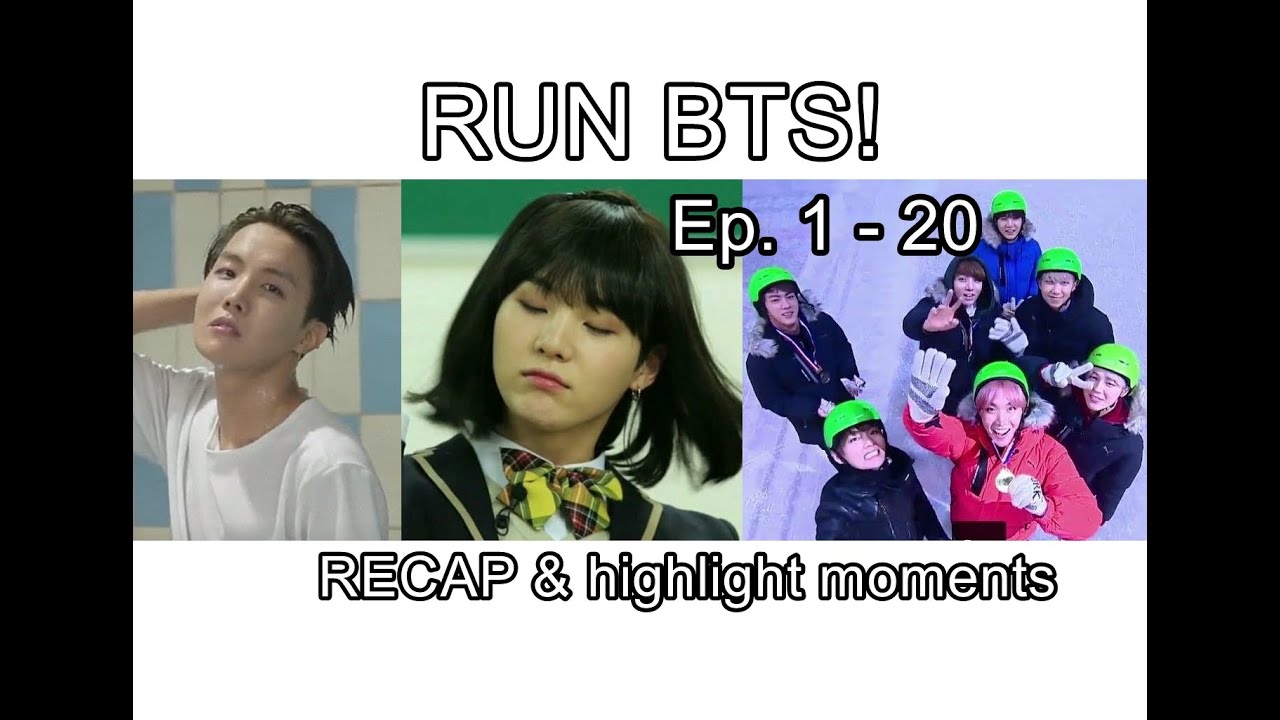 (ENG SUB) BTS RUN Recap: Episodes 1 - 20 - YouTube