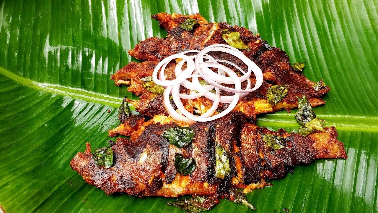 FISH FRY CHEMBALLI/ചെമ്പല്ലി പൊരിച്ചത് /(RED SNAPPER MARINE FISH) - YouTube