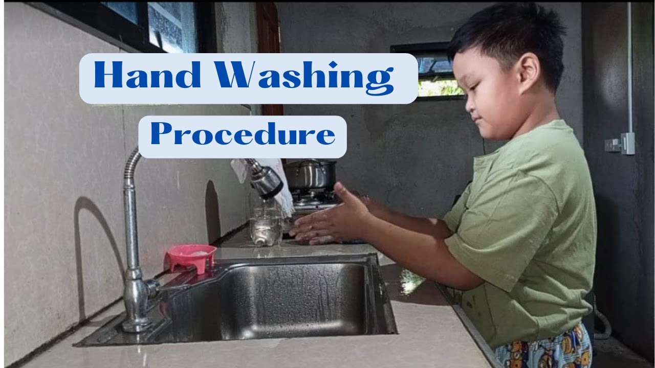 Hand washing procedure / Steps for hand washing / Proper method of hand ...