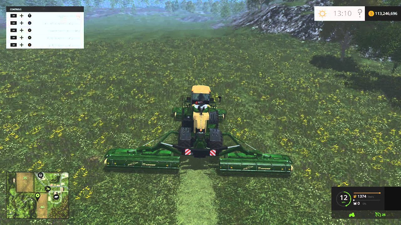 Farming Simulator 15 PC Mod Showcase: Krone Big M - YouTube