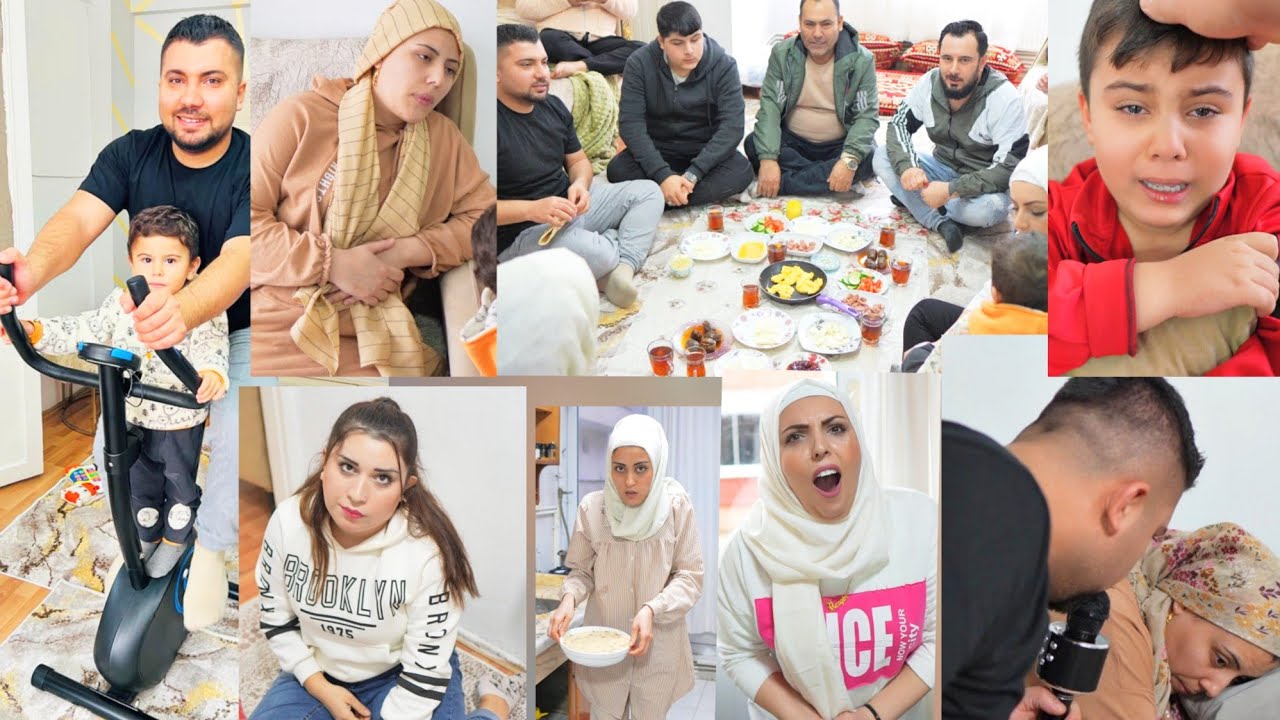 ليش ما باركنا لبشار وفريدة//اشترينا بسكليت تنحيف//خملين تسممت والأولاد ...