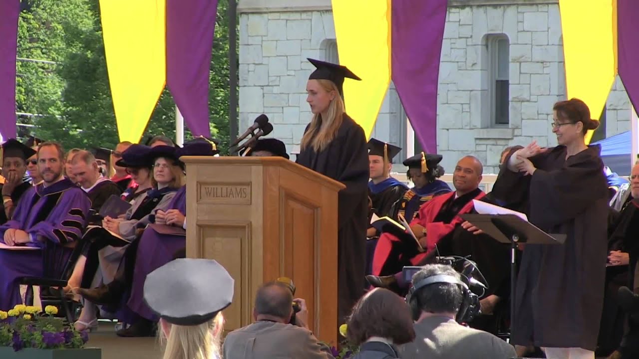 Emma Harrington, 2015 Valedictorian: "Big Hits and Level Heads" - YouTube