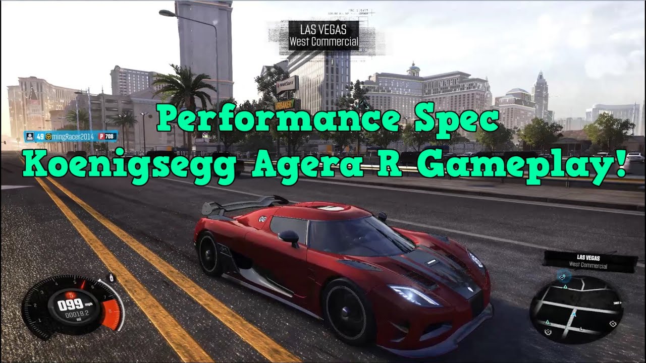 The Crew - Koenigsegg Agera R Performance Spec Gameplay! [1080p HD ...