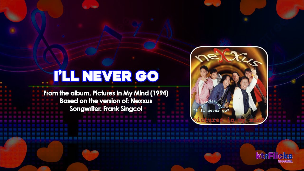 Nexxus - I'll Never Go (1080p60) | HD Minus One Karaoke Cover - YouTube