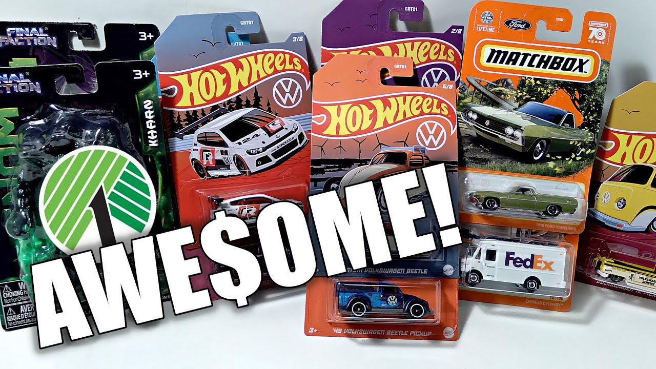 I HIT THE JACKPOT at Dollar Tree! Hot Wheels Volkswagens, New Matchbox ...