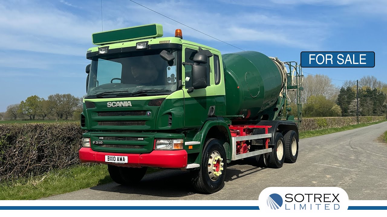 For Sale - New Stock From Sotrex: Scania P310 6 X 4 Concrete Mixer ...