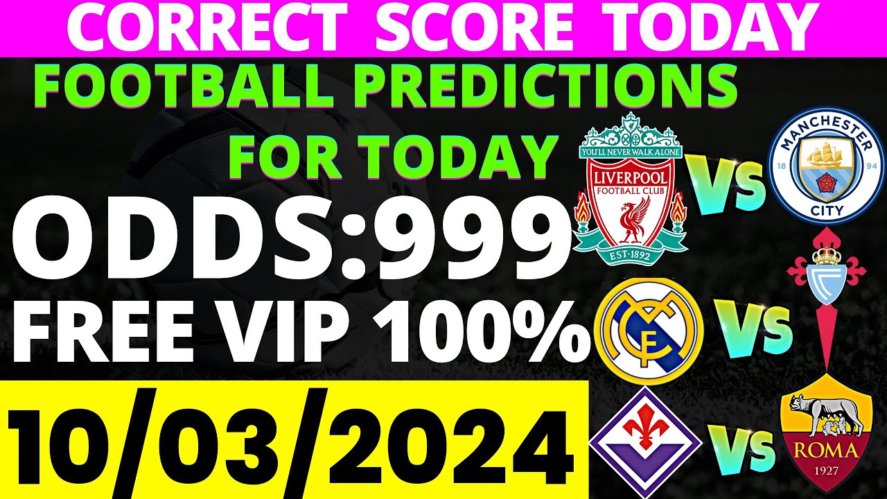 CORRECT SCORE TODAY ( football predictions today )FIXED MATCHES SOCCER ...