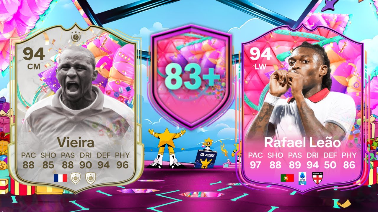 MY BEST 83x10 FUT BIRTHDAY PACKS! FC 25 Ultimate Team - YouTube