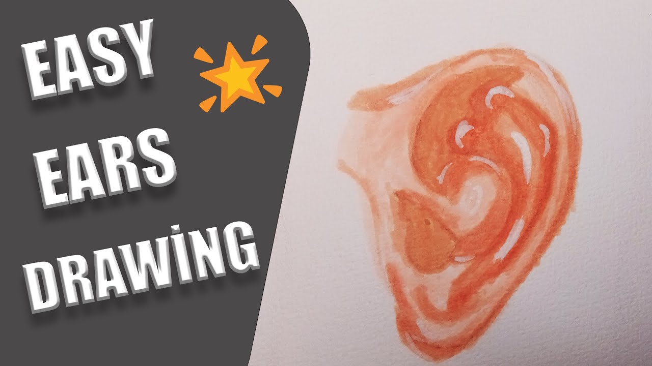 How to Draw Ears | Portrait Drawing Pt.4 - YouTube