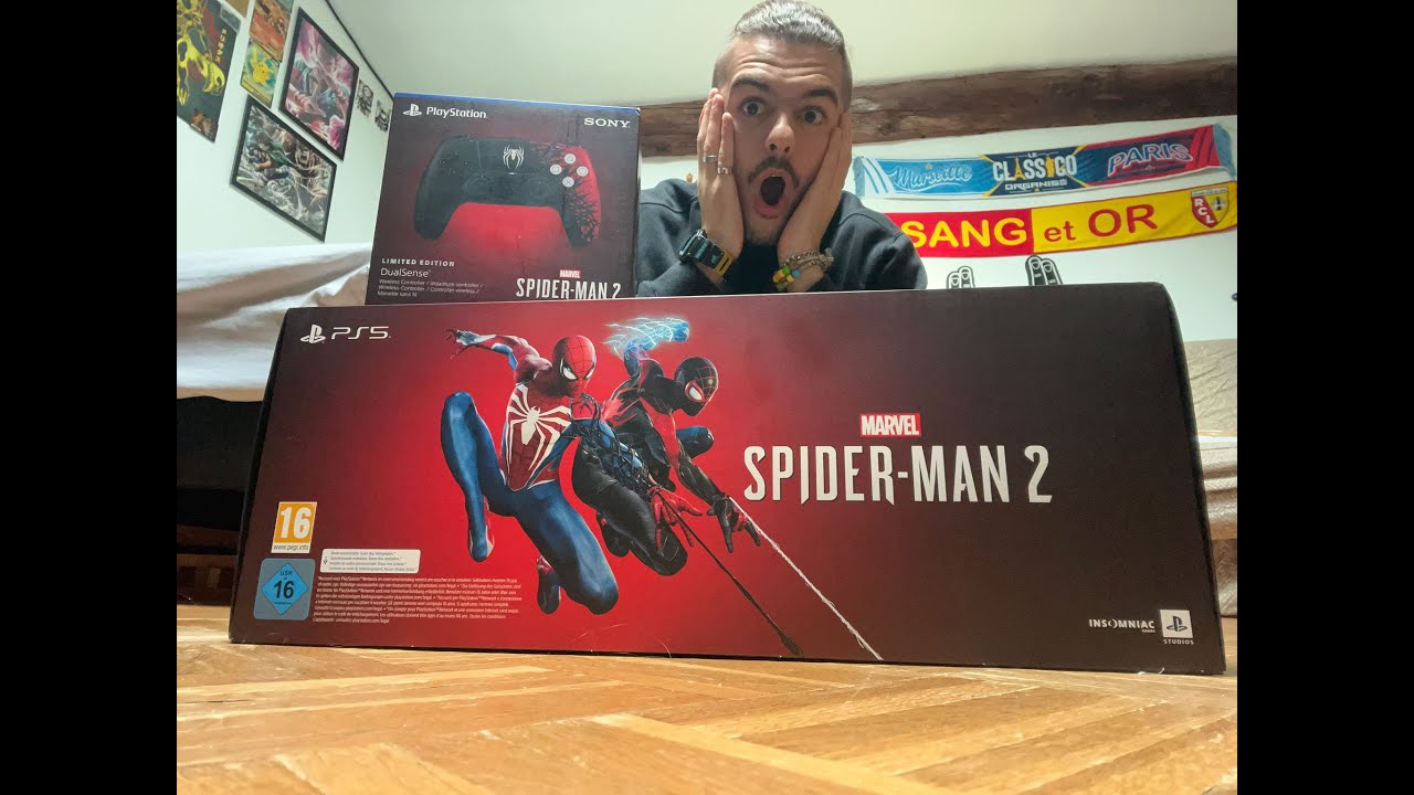 SPIDER MAN 2 PS5 EDITION COLLECTOR UNBOXING - YouTube