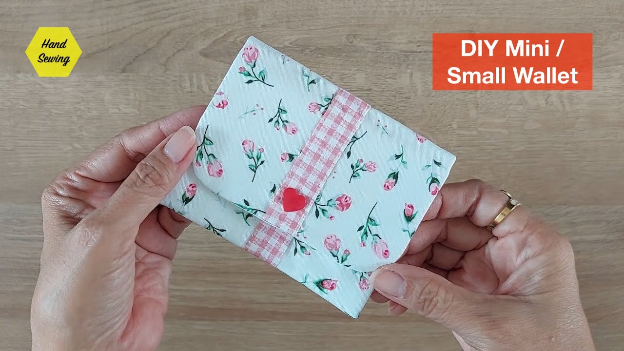 Small / Mini Wallet DIY | Coin Pouch / Purse Wallet Sewing Tutorial ...