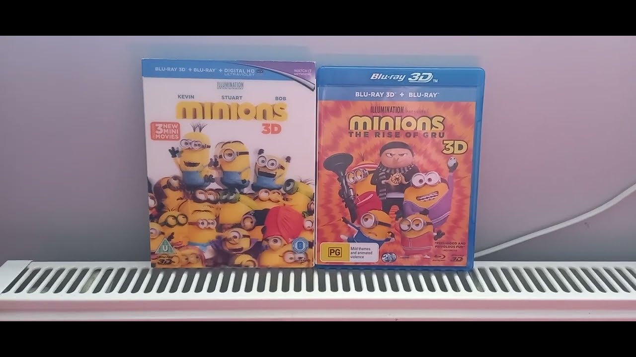 Minions 2-Movie Collection Blu-ray 3D Unboxing - YouTube