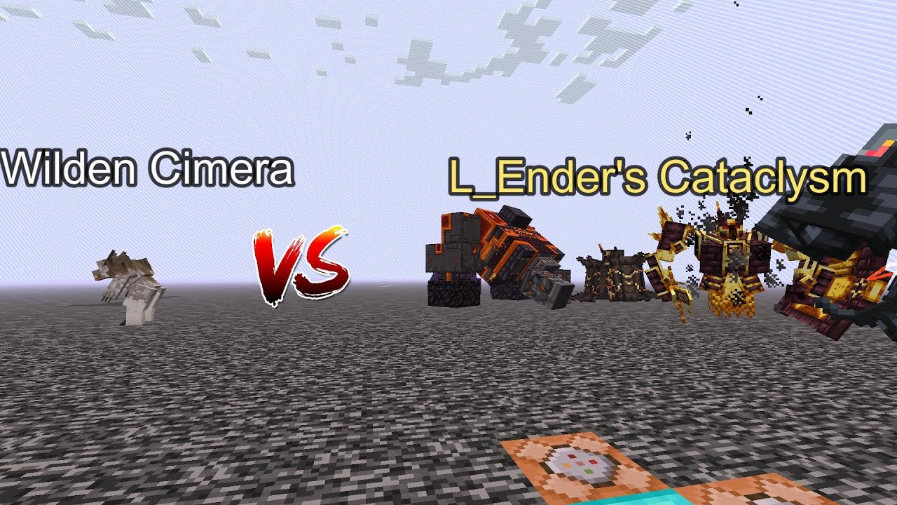 Wilden Cimera vs L_Ender's Cataclysm Mob Battle Minecraft - YouTube