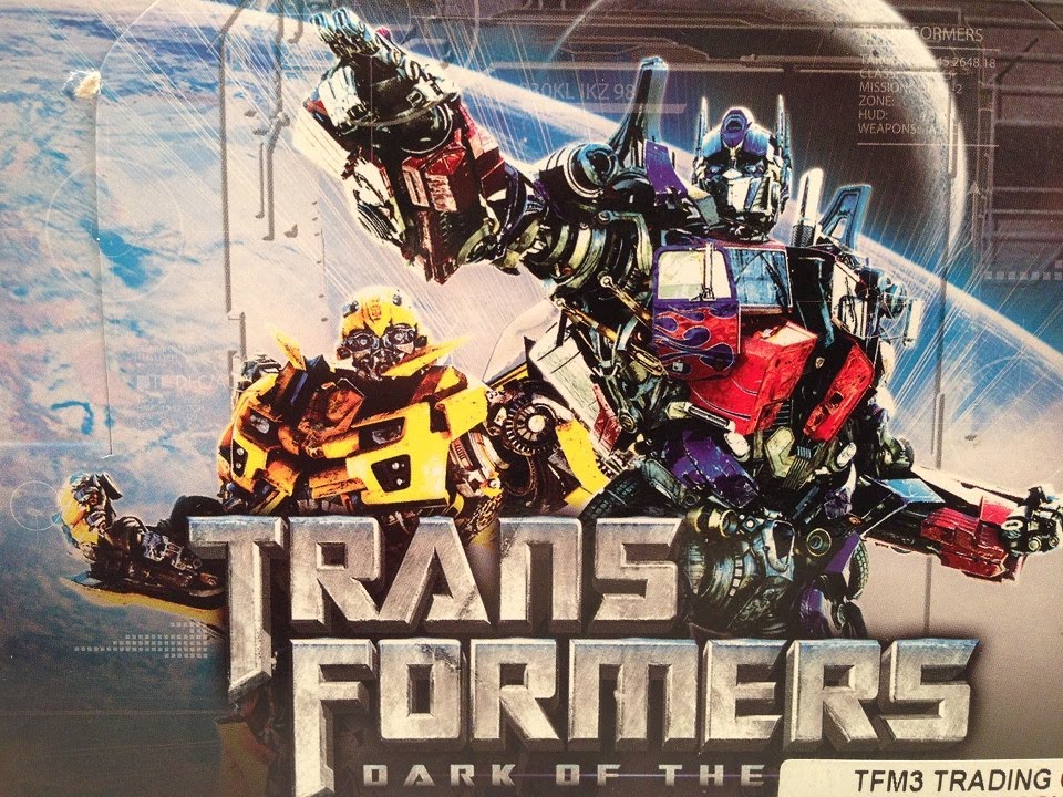 DARK OF THE MOON TRANSFORMERS MOVIE TRADING CARDS PACK BREAK OPENING ...