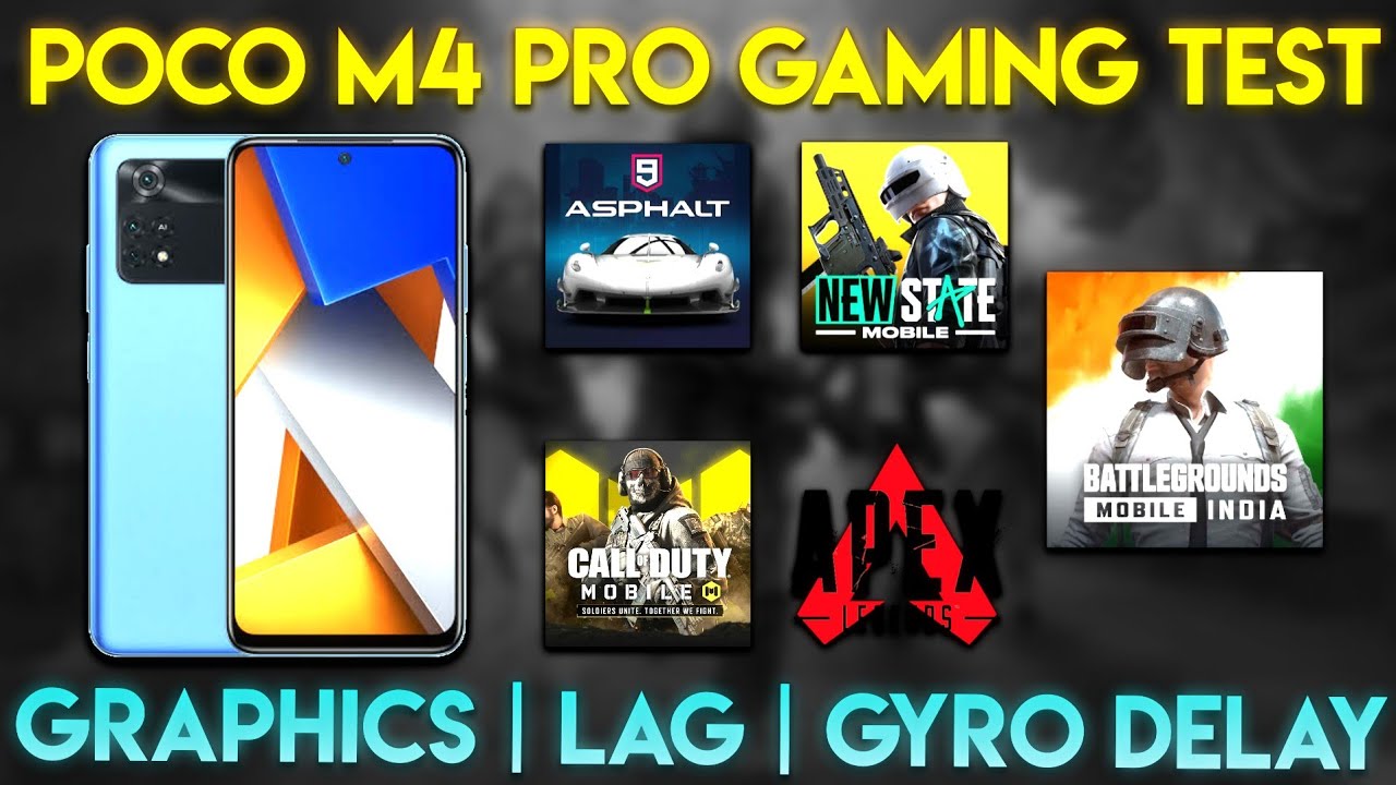 Poco M4 Pro Ultimate Gaming Test • Gyro Delay ? • Heating Test ...