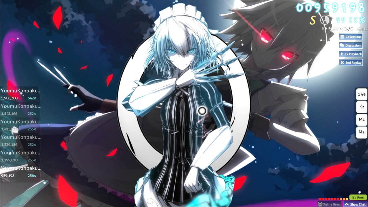 Osu! - Night of Nights [Normal] S - YouTube