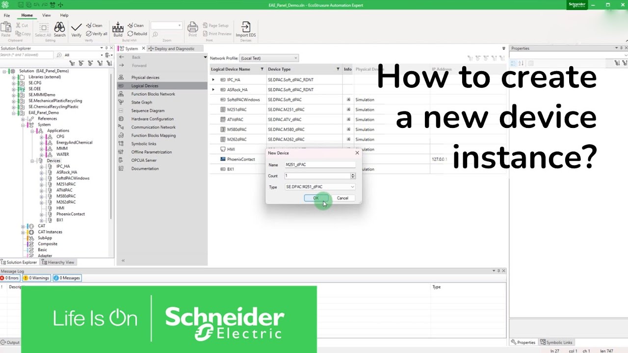 How to Create a New Device in EAE v24.1 | Schneider Electric Support ...
