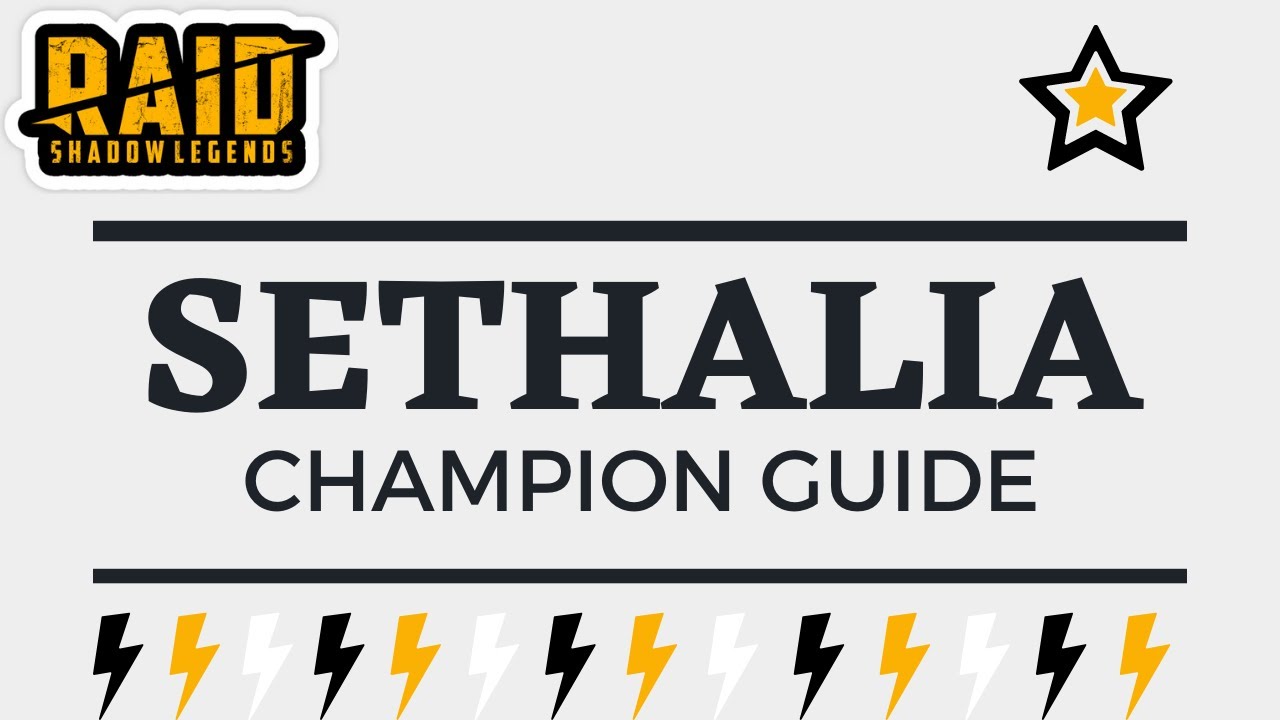 Sethalia | Champion Guide | Raid Shadow Legends - YouTube