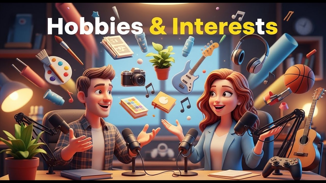 Discussing Hobbies & Interests | Real-life English Conversation ...