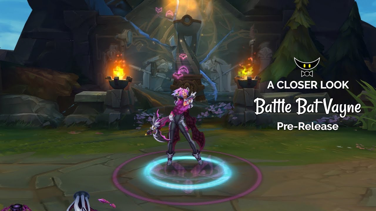 Battle Bat Vayne Epic Skin (Pre-Release) - YouTube