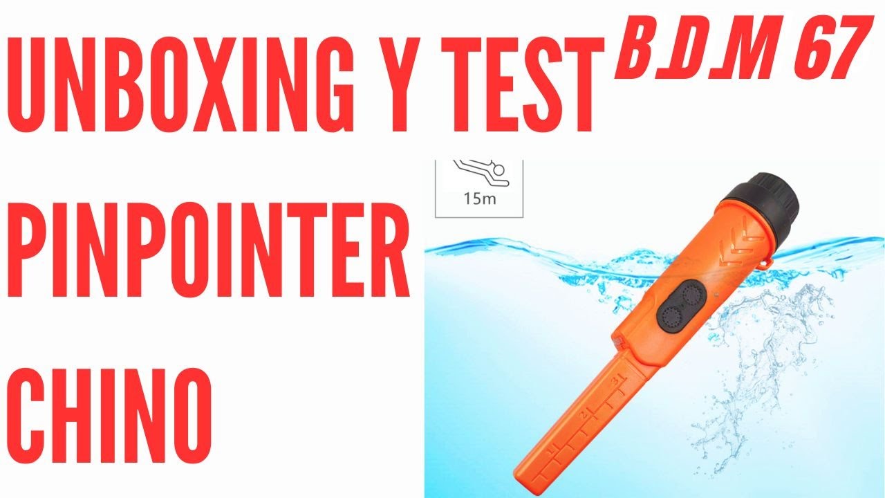 👉💥Unboxing pinpointer chino y test de potencia💥 - YouTube