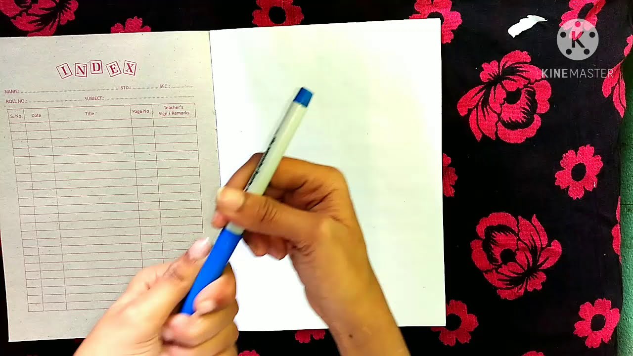 how to decorate your first page of copy || diy notebook decoration ...
