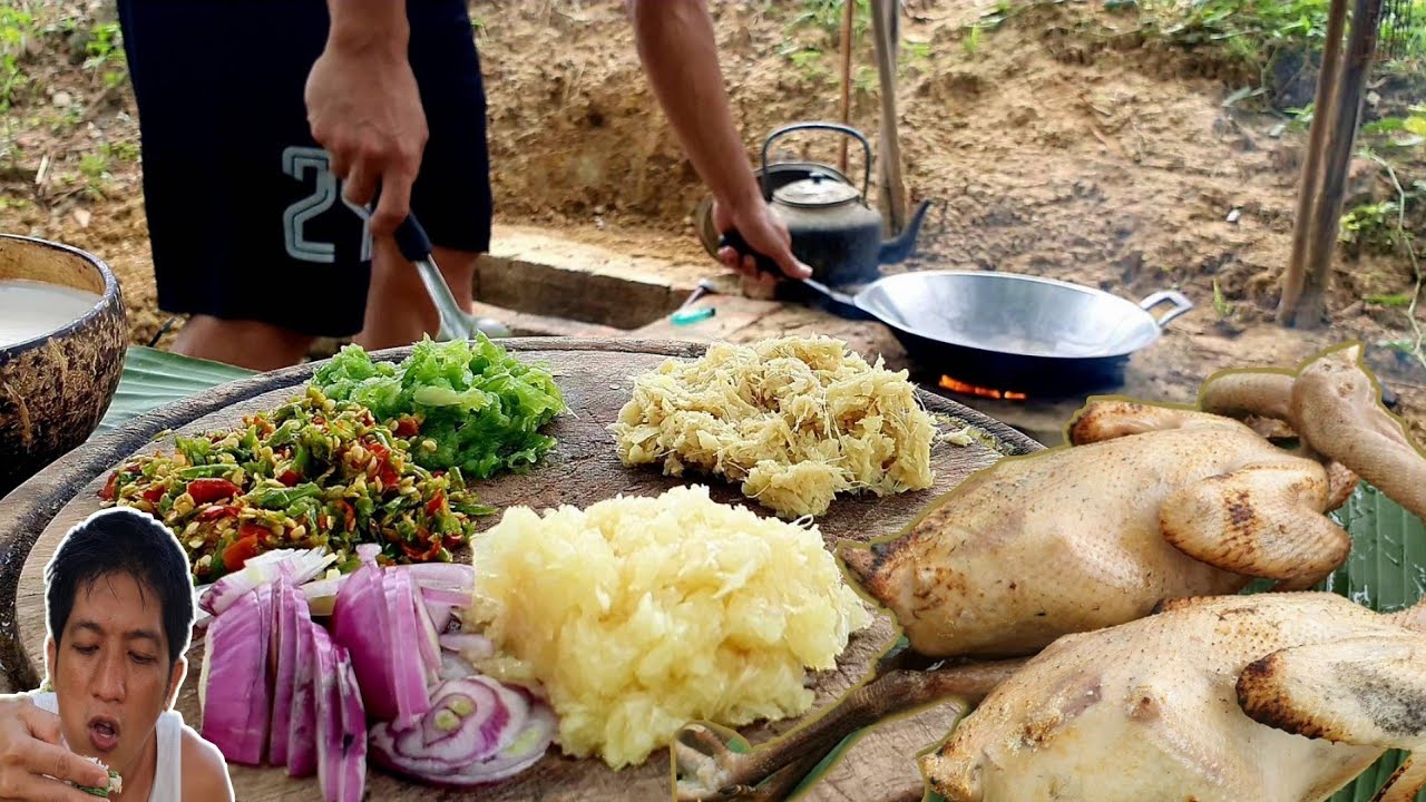 NATIVE CHICKEN CURRY Ka Nayon Style | PAGKAING BUKID | OUTDOOR COOKING ...