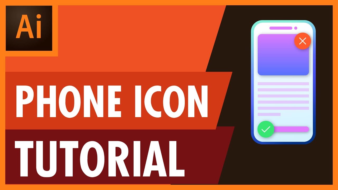 Phone icon in Adobe Illustrator CC - YouTube
