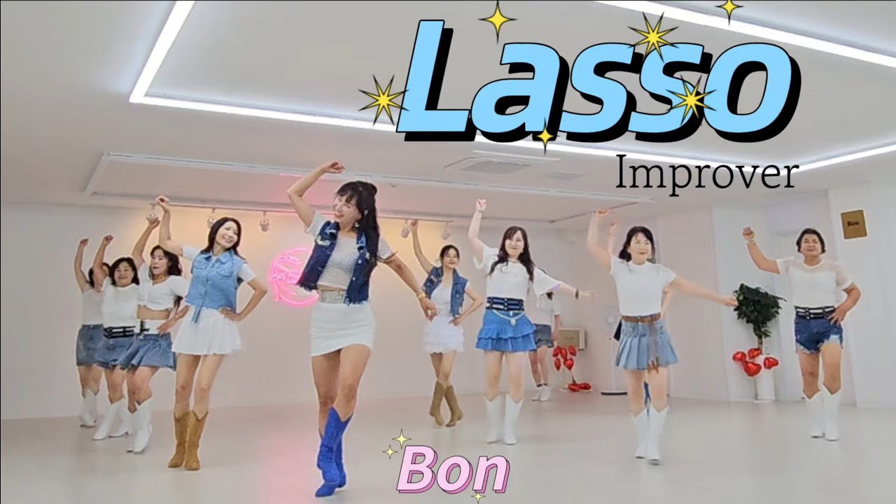 Lasso - Line Dance (Improver) 초중급 화요동호회 2시 - YouTube