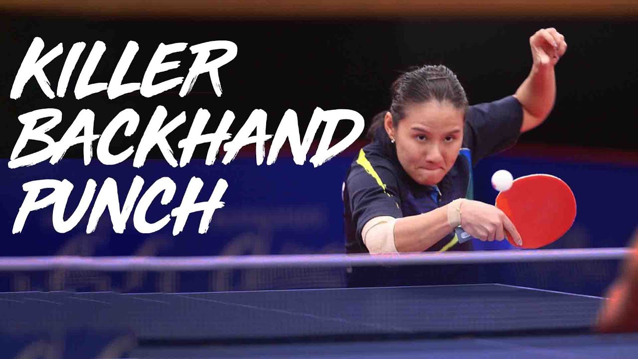 Backhand Punch Hitting with Pips with Yang Xiaoxin | Table Tennis ...