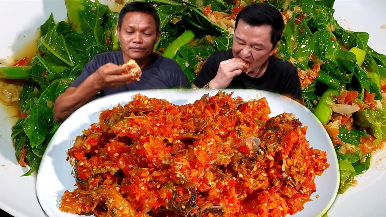 IKAN ASIN MERCON DENGAN RATUSAN RAWIT TERPEDAS DI DUNIA AMA DAUN PEPAYA ...