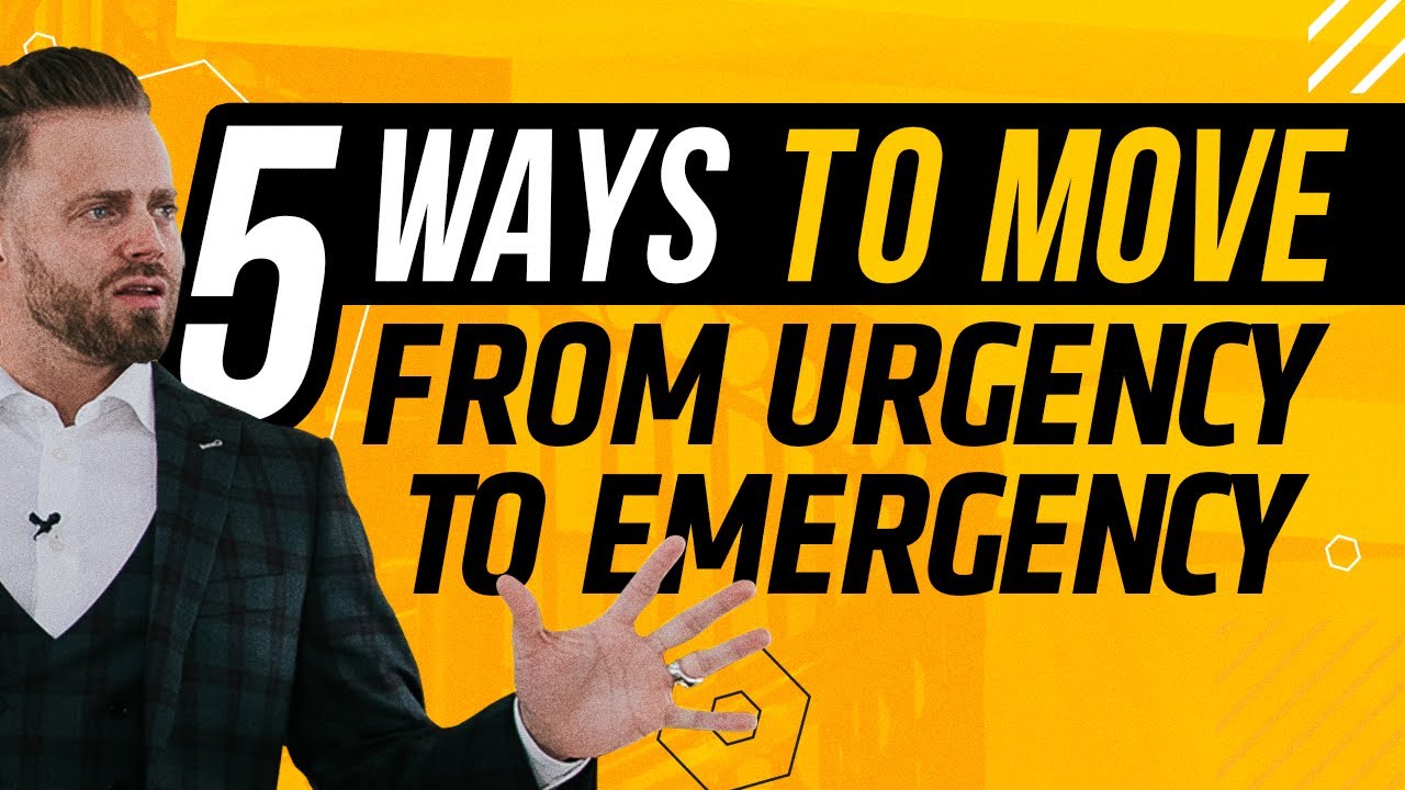 How To MOVE From A Sense Of URGENCY Into EMERGENCY In Your Life (5 WAYS ...