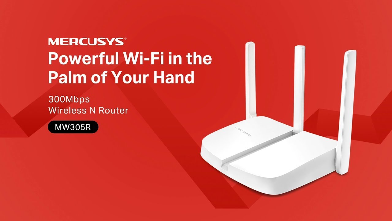 Mercusys MW305R 300Mbps Wireless N Router - YouTube