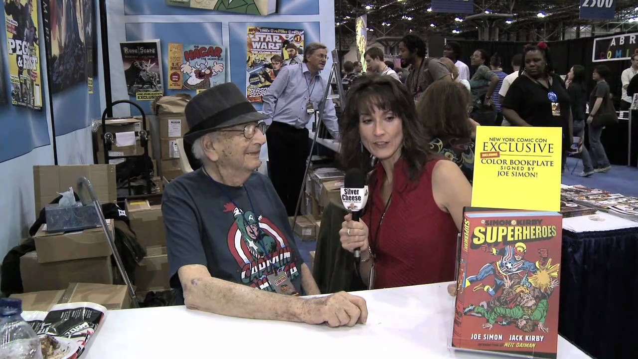 Legendary Co-creator of Captain America, Joe Simon Interview at NY ...
