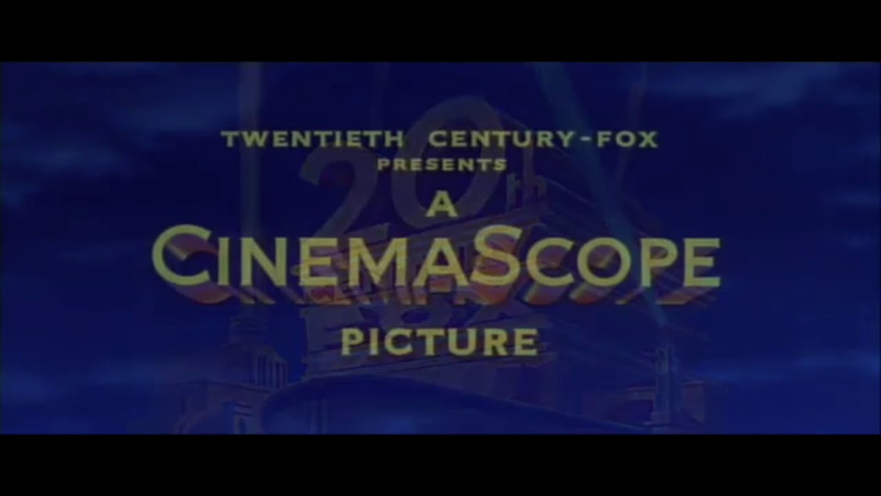 20th Century Fox Cinemascope 1954-1967 logo with 1954 and 1982 fanfares ...