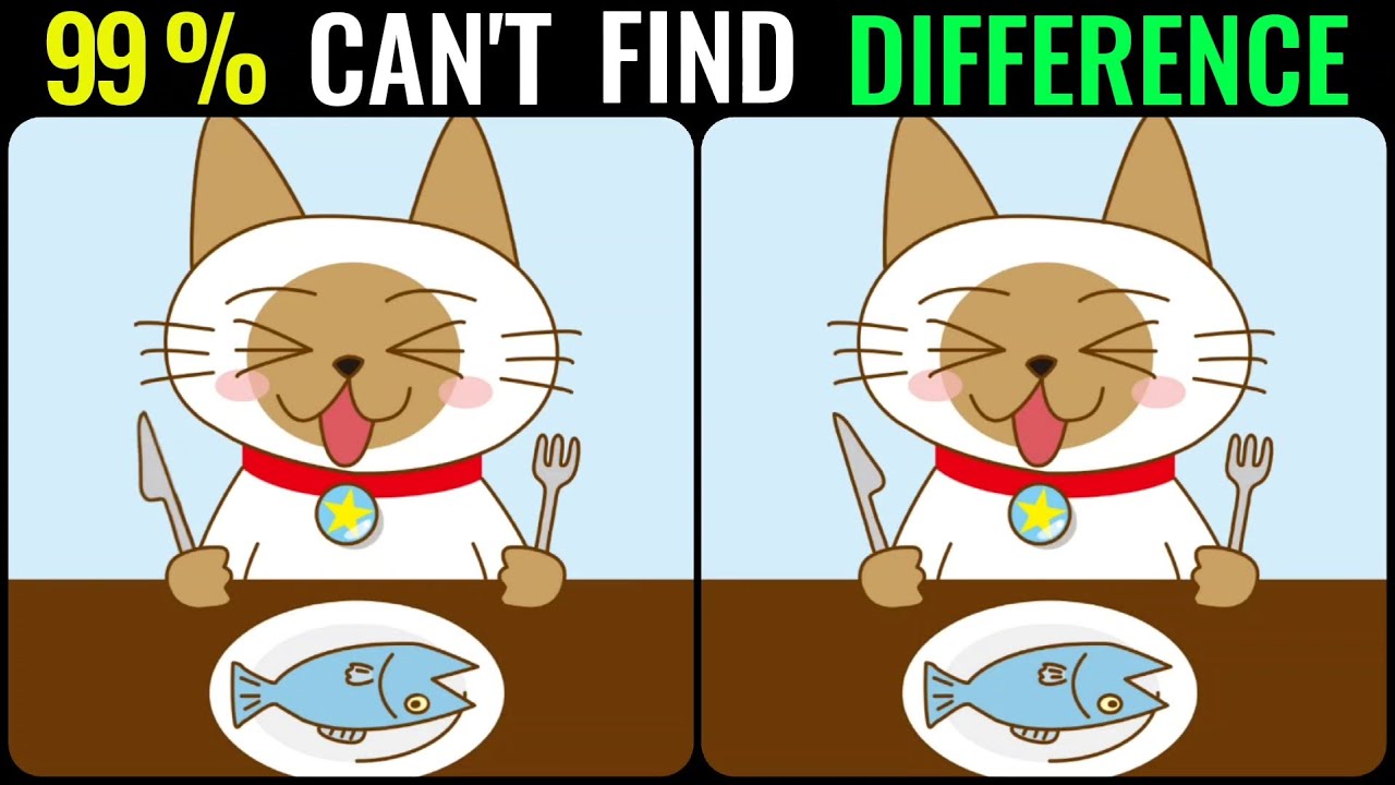 Find The Difference : Only Genius Find Differences [ Spot The ...