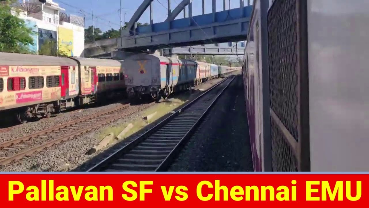 SuperFast Express Awesome Overtaking I Pallavan SuperFast Express I MS ...