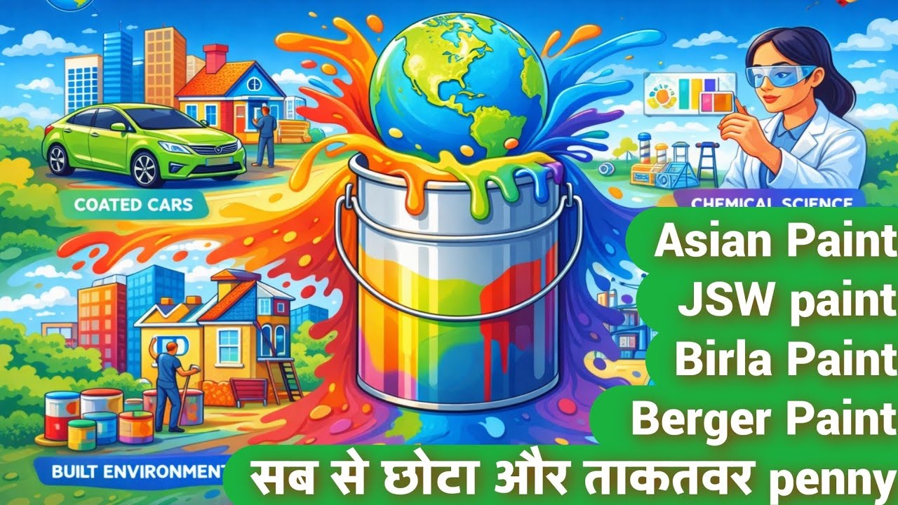 Asian PaintJSW paint Birla PaintBerger Paint सब से छोटा और ताकतवर ...