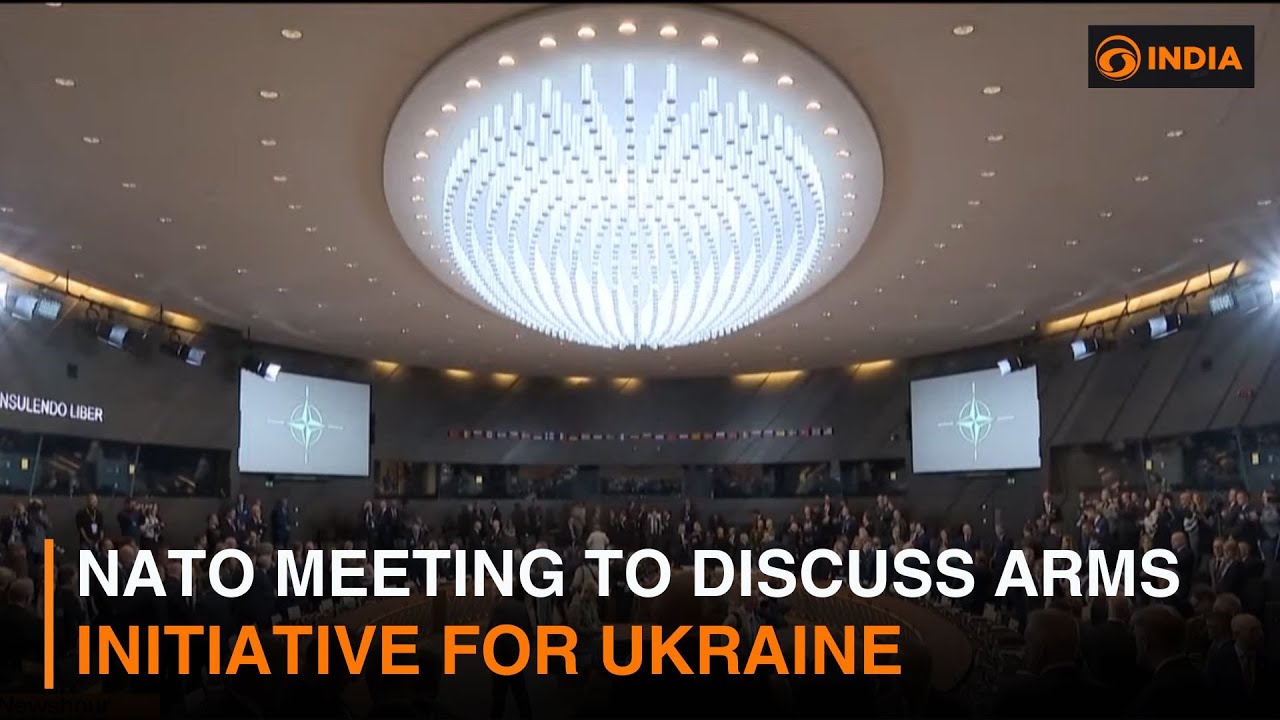 NATO meeting to discuss arms initiative for Ukraine | DD India - YouTube