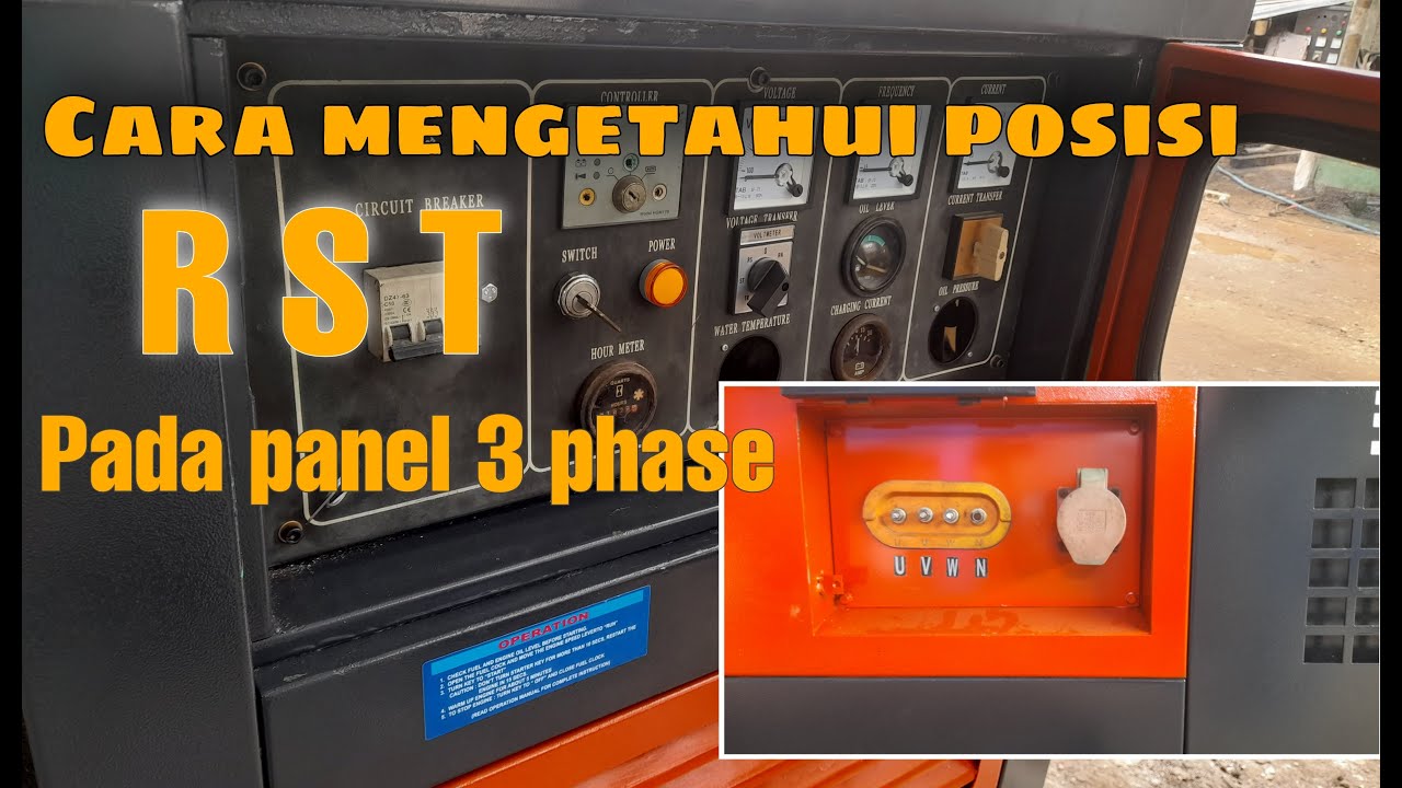 CARA MENGETAHUI R S T PADA TEGANGAN 3PHASE - YouTube